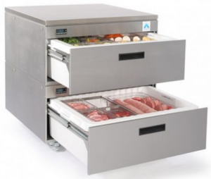 Adande VCR2 Double Dual Temp Drawer Fridge/Freezer