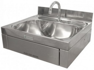 Stoddart Knee Operated Hand Basin - Splashback